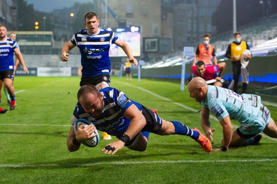 Tom Dunn Bath Rugby Scores His Editorial Stock Photo - Stock Image ...
