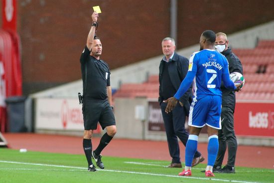 David Webb Referee Shows Ryan Jackson Editorial Stock Photo - Stock ...