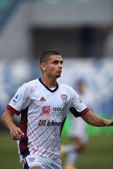 Razvan Gabriel Marin Cagliari During Italian Editorial Stock Photo ...