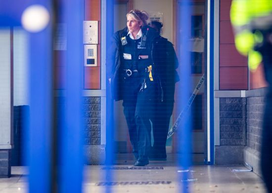 Police Officer Patrols Inside Police Station Editorial Stock Photo ...