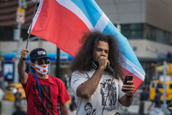 Puerto Ricans Nyc Commemorate Uprising Lares Editorial Stock Photo ...