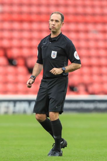 Referee Jeremy Simpson During Game Editorial Stock Photo - Stock Image ...