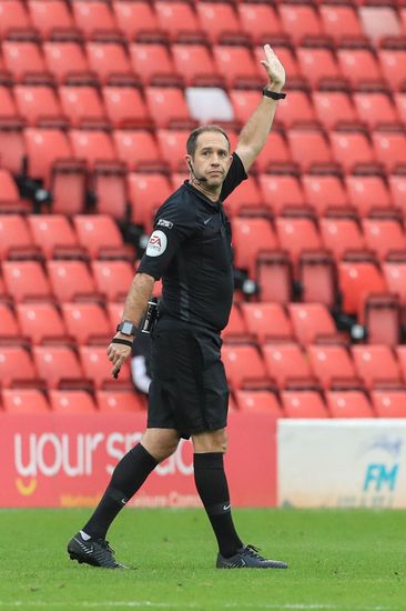 Referee Jeremy Simpson During Game Editorial Stock Photo - Stock Image ...