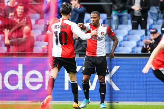 Feyenoord Players Steven Berghuis L Luciano Editorial Stock Photo ...