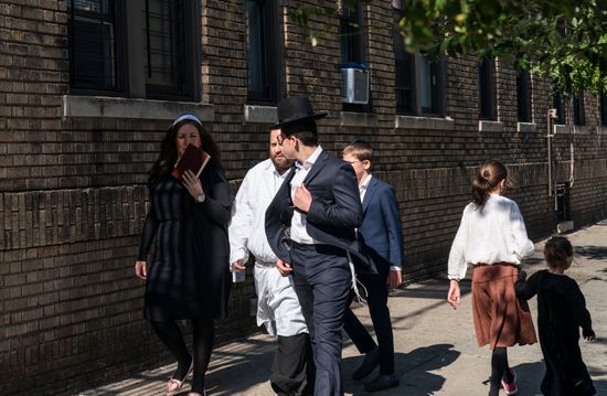 Religious Jewish People Seen Borough Park Editorial Stock Photo - Stock ...