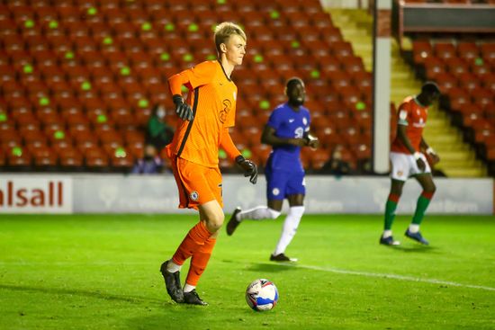 Lucas Bergstrom Chelsea 71 Ball During Editorial Stock Photo - Stock ...