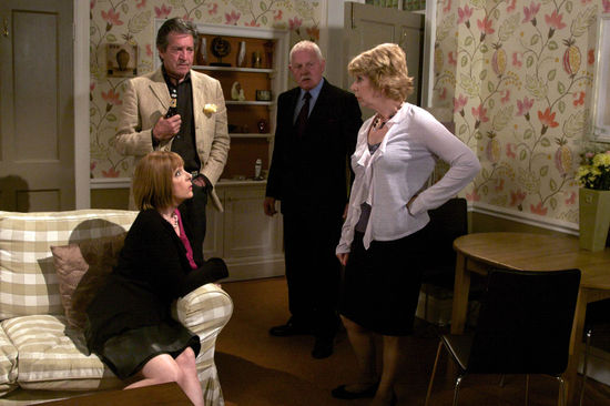 Diane Sugden Elizabeth Estensen Confronts Val Editorial Stock Photo ...