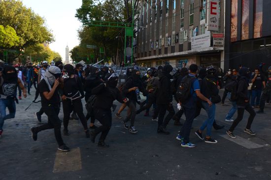 Mexico City Mexico October 2 Anarchist Editorial Stock Photo - Stock ...