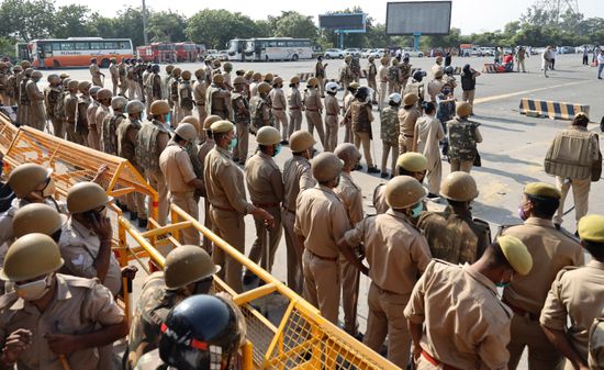 Indian Police Personal Stand Garurd Former Editorial Stock Photo ...