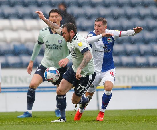 Lee Tomlin Cardiff Joe Rothwell Blackburn Editorial Stock Photo - Stock ...