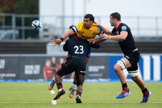 Josh Matavesi Bath Rugby Offloads Ball Editorial Stock Photo - Stock ...
