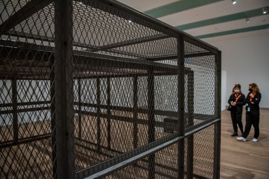 Double Steel Cage Piece 1974 Tate Editorial Stock Photo - Stock Image ...
