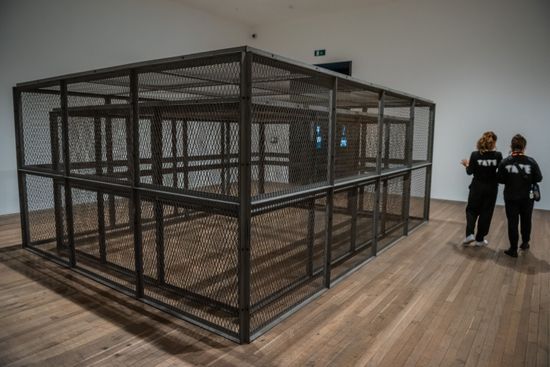 Double Steel Cage Piece 1974 Tate Editorial Stock Photo - Stock Image ...