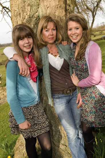 Polly Fry Her Daughters Minna Red Editorial Stock Photo - Stock Image ...