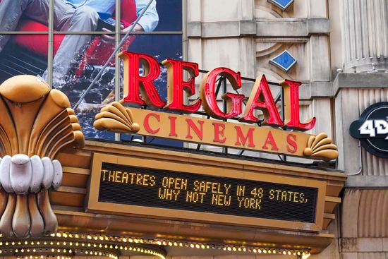 Regal Cinema Logo Seen Their Theatre Editorial Stock Photo - Stock ...