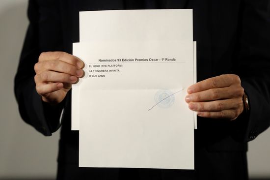 Javier Rey Holds Letter Announcing Three Editorial Stock Photo - Stock ...
