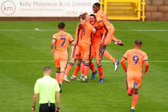 Jon Mellish Carlisle United Celebrates Scoring Editorial Stock Photo ...