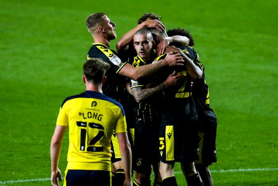 Tom Mehew Bristol Rovers Celebrates Teammates Editorial Stock Photo ...