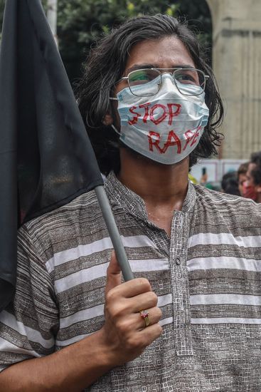 Protester Seen Wearing Face Mask Slogan Editorial Stock Photo - Stock ...
