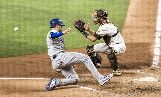 Los Angeles Dodgers Left Fielder Aj Editorial Stock Photo - Stock Image ...