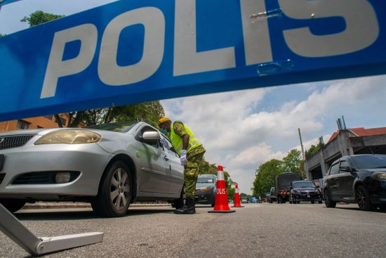 Security Personnel Check Cars Area Under Editorial Stock Photo - Stock ...