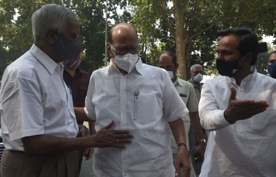 Ncp Chief Sharad Pawar National General - Foto de stock de contenido ...