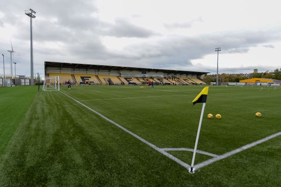 General View Inside Bayview Stadium Methil Editorial Stock Photo ...