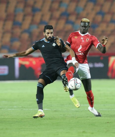 Alahly Player Aliou Badjir Action Against Editorial Stock Photo - Stock ...