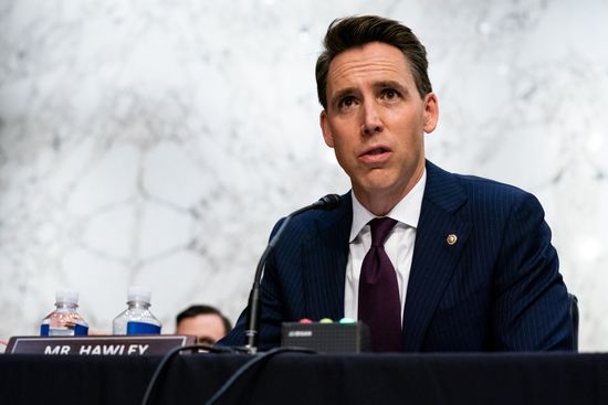 Senator Joshua Josh Hawley Rmo Participates Editorial Stock Photo ...