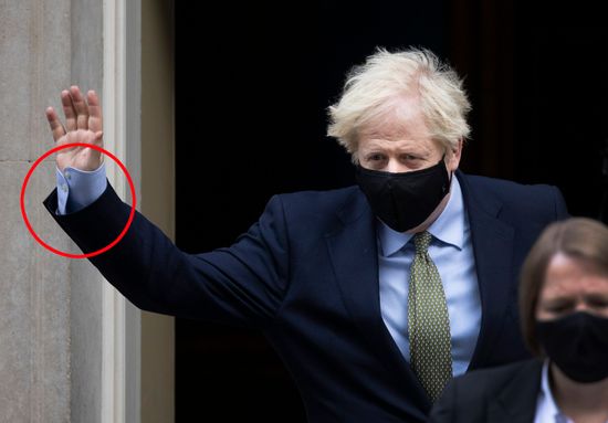 Prime Minster Boris Johnson Waves He Editorial Stock Photo - Stock ...