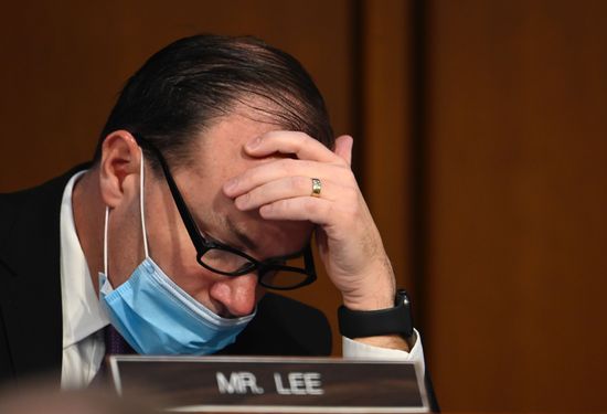 Senator Mike Lee Rut Looks His Editorial Stock Photo - Stock Image ...