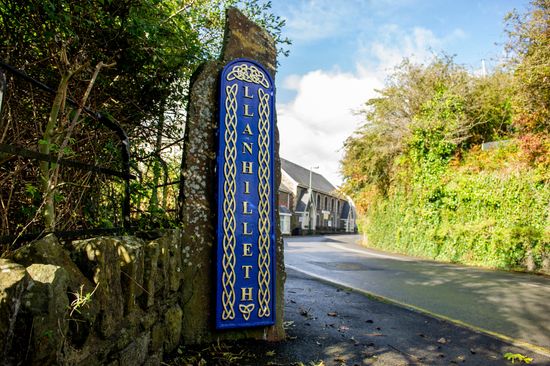 General View Llanhilleth Sign On High Editorial Stock Photo - Stock ...