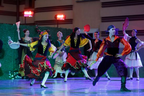 Ballet Dancers Tbilisi Opera Ballet Theater Editorial Stock Photo ...