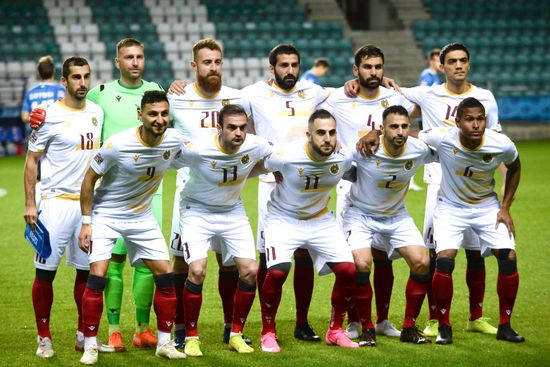 Players Armenia Pose Group Photos Before Editorial Stock Photo - Stock ...
