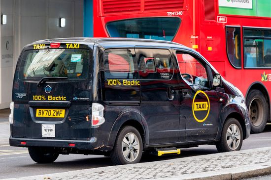 Londons First Electric Taxi Since Bersey Editorial Stock Photo - Stock ...