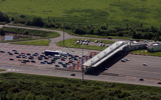 Aerial View M4 Tolls Near Second Editorial Stock Photo - Stock Image ...