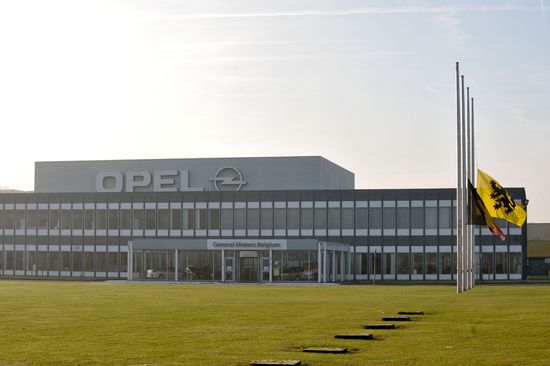 Opel Factory Antwerp Belgium Editorial Stock Photo - Stock Image ...