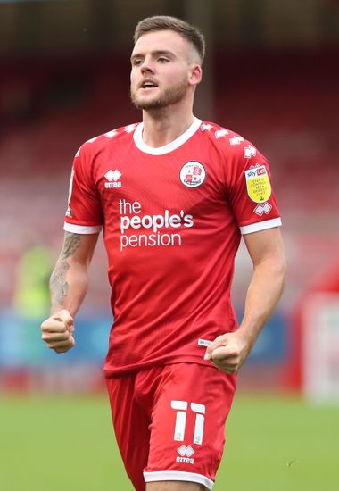 Crawley Towns Tyler Frost Celebrates Scoring Editorial Stock Photo ...