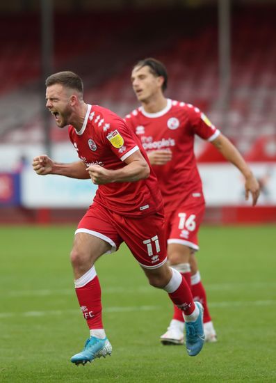 Crawley Towns Tyler Frost Celebrates Scoring Editorial Stock Photo ...