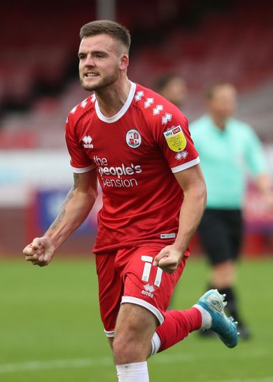 Crawley Towns Tyler Frost Celebrates Scoring Editorial Stock Photo ...