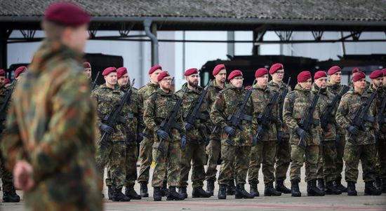 Soldiers During Farewell Muster 10th Transport Editorial Stock Photo ...