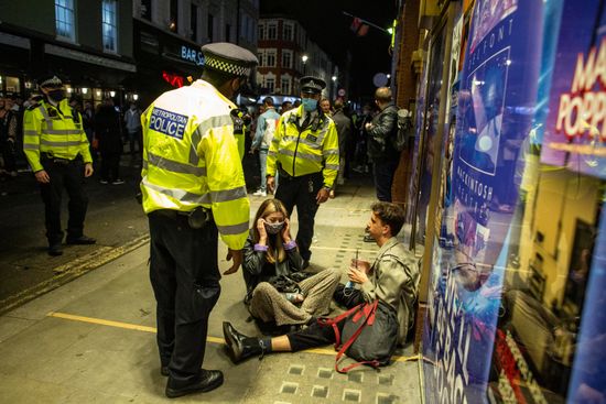 Police On Patrol Try Move Along Editorial Stock Photo - Stock Image ...