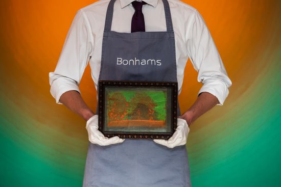 Howard Hodgkin Edward 1984 Estimate Preview Editorial Stock Photo ...