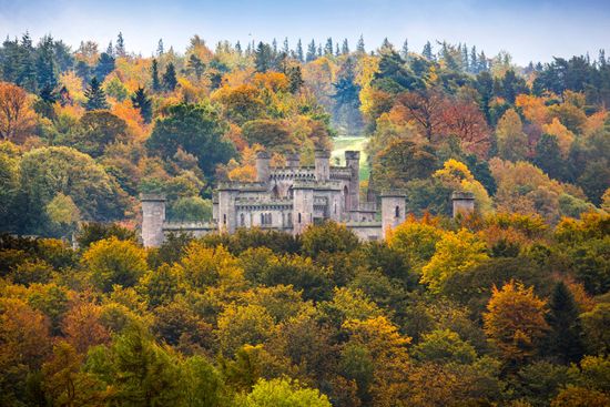 Ruins Lowther Castle Near Askham Surrounded Editorial Stock Photo ...