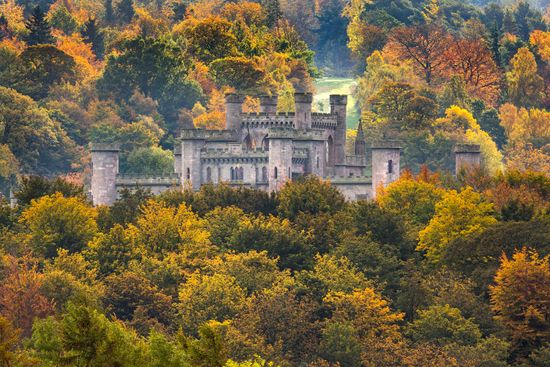 Ruins Lowther Castle Near Askham Surrounded Editorial Stock Photo ...