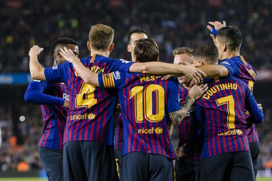 Lionel Messi Fc Barcelona Celebrating His Editorial Stock Photo - Stock ...