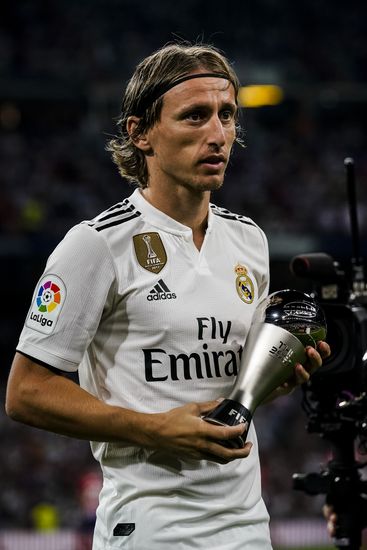 Luka Modric Poses His Trophies Best Editorial Stock Photo - Stock Image ...