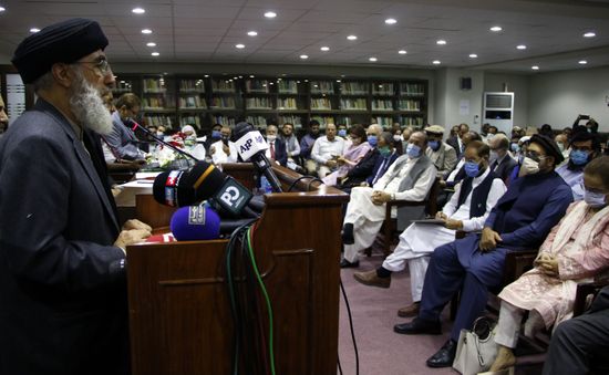 Gulbuddin Hekmatyar Leader Hezbeislami Afghanistan Talks Editorial ...