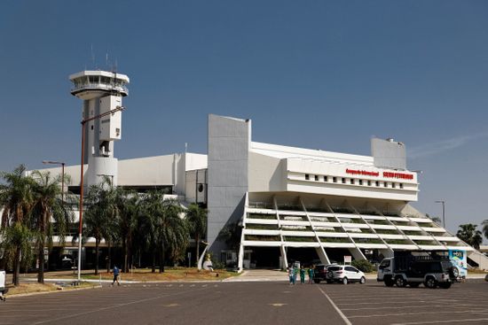 Exterior View Silvio Pettirossi International Airport Editorial Stock ...