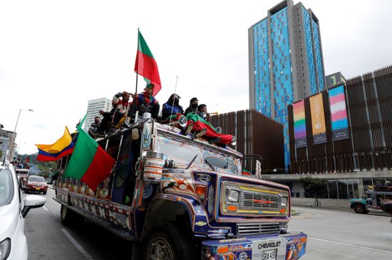 Bus Known Locally Chiva Transports Indigenous Editorial Stock Photo ...